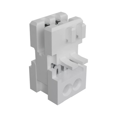 Appli-Mate RAST 2.5 IDT Housing, 2.50mm Pitch, Female, 2 Circuits, Position Key A Removed, Open Endwalls for sale