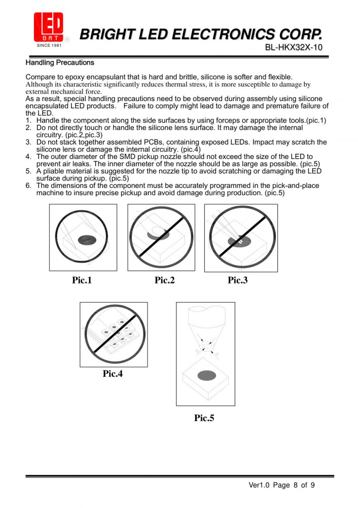 BL-HKX32X-10 datasheet page 7