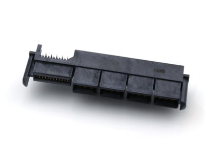 EXTreme LPHPower Plug, Right-Angle, 2 Power Contacts, 40 Signal Contacts, Select Gold (Au) Plating, for 2.36mm Thick PC Board