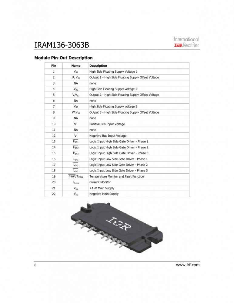 IRAM136-3063B datasheet page 8