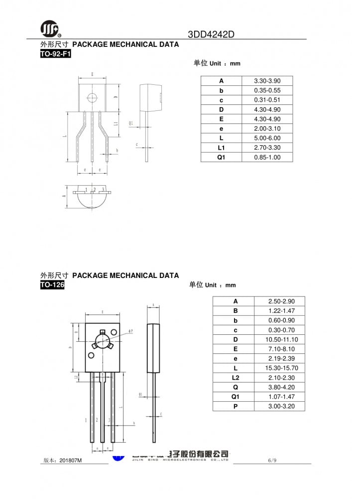 3DD4242D datasheet page 6