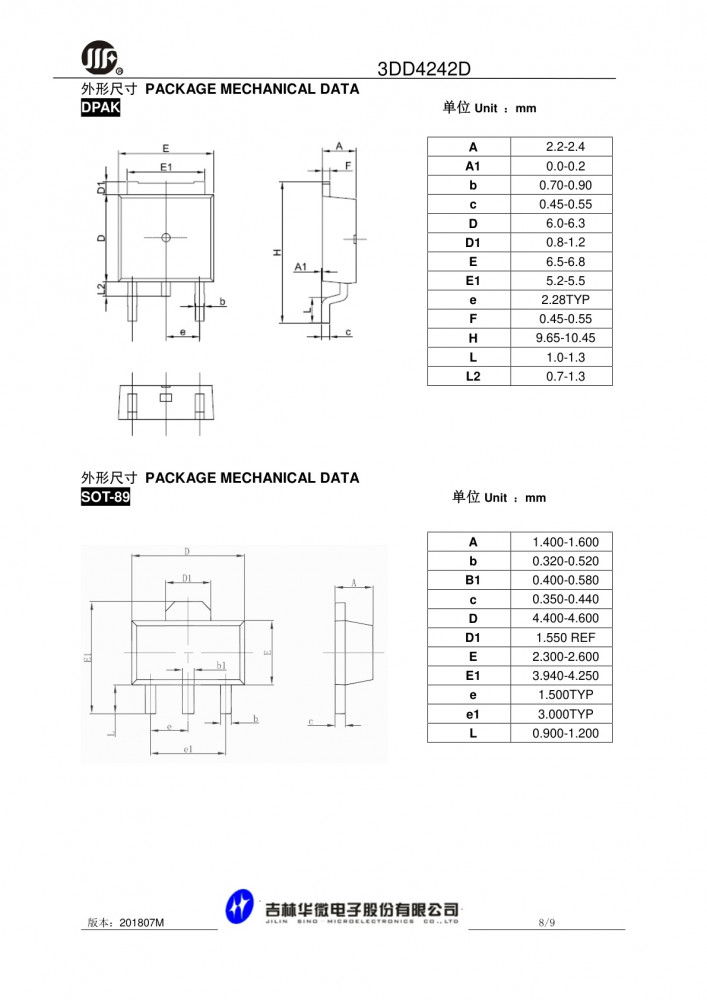 3DD4242D datasheet page 8