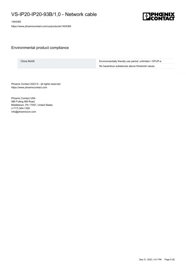 Phoenix Contact 1404365 product document page 8