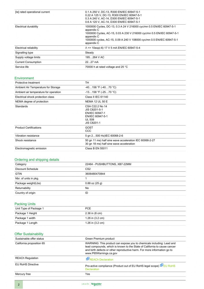 XB7NW34M2 document page 2