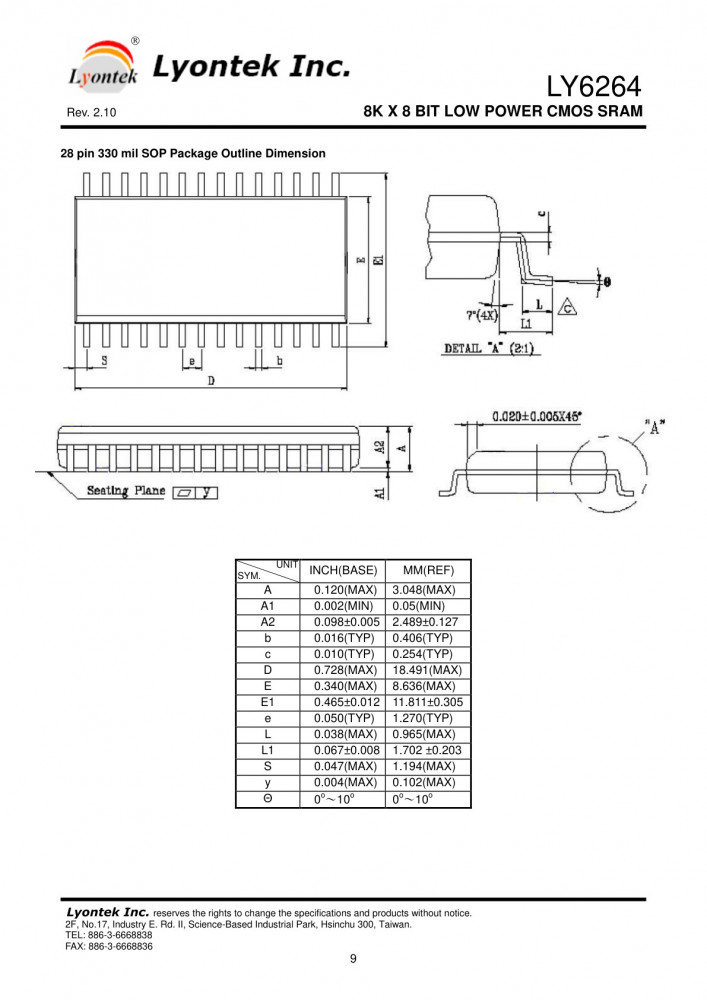 LY6264 datasheet page 10