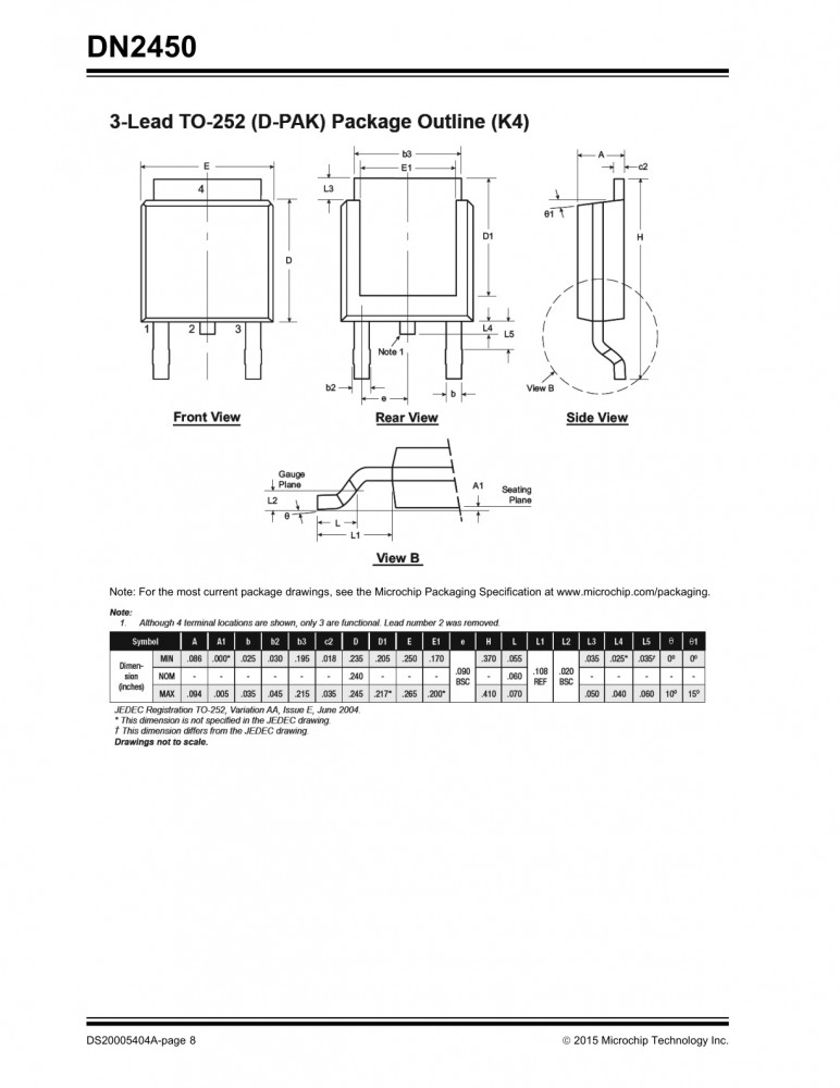 DN2450 datasheet page 8