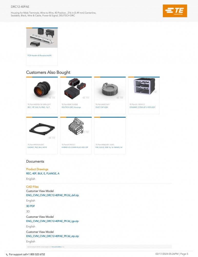 DRC12-40PAE technical document page 5