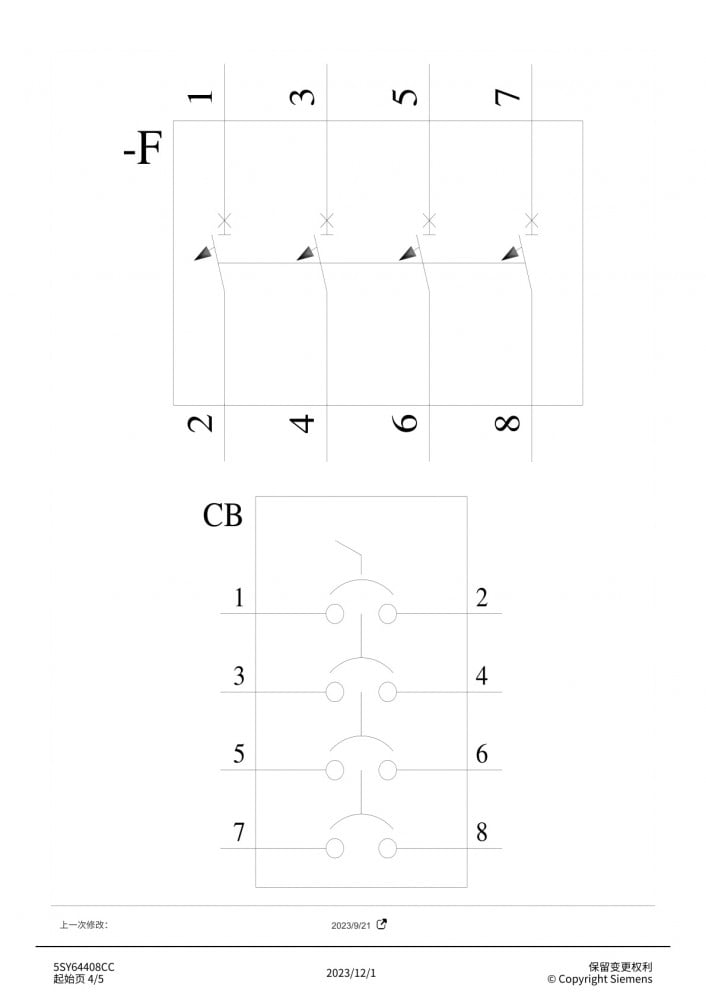 5SY6440-8CC technical document page 4