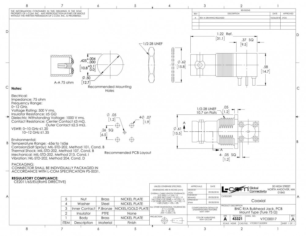 L-com V7C00017 technical document preview