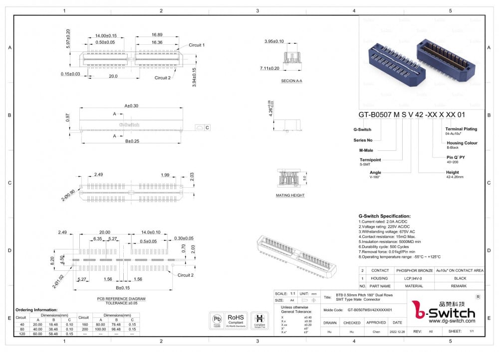 GT-B0507MSV42-40B0401 technical document page