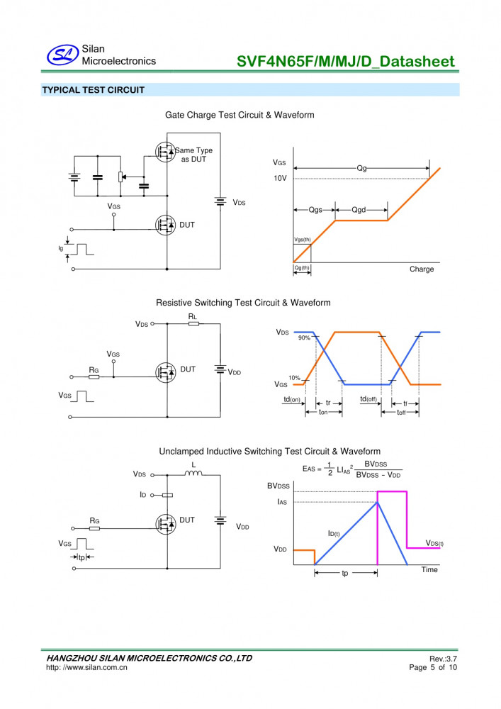 SVF4N65F datasheet page 5