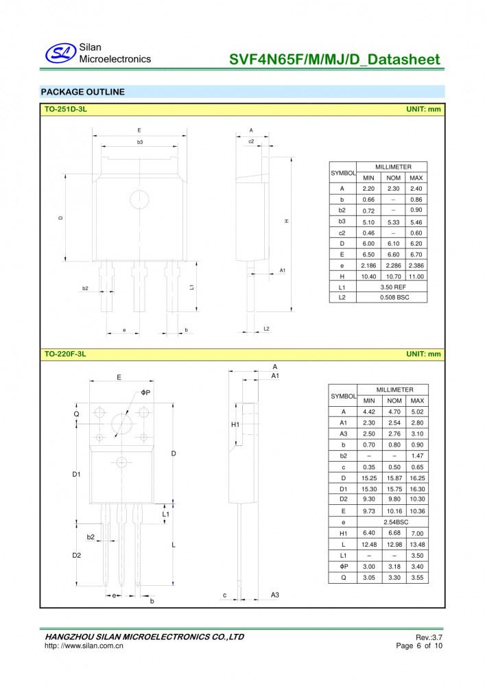 SVF4N65F datasheet page 6