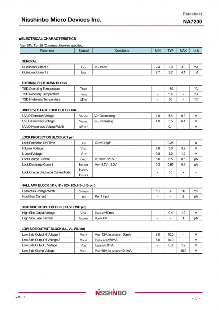 NA7200 technical document page 6