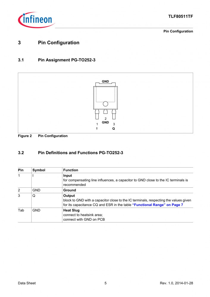 TLF80511TF V33 datasheet page 5