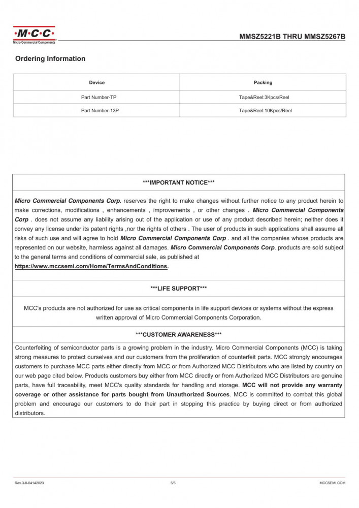 MMSZ5258B-TP datasheet page 5