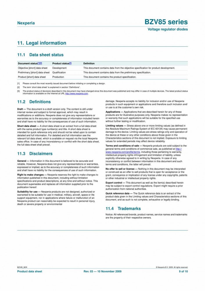 BZV85 datasheet page 9