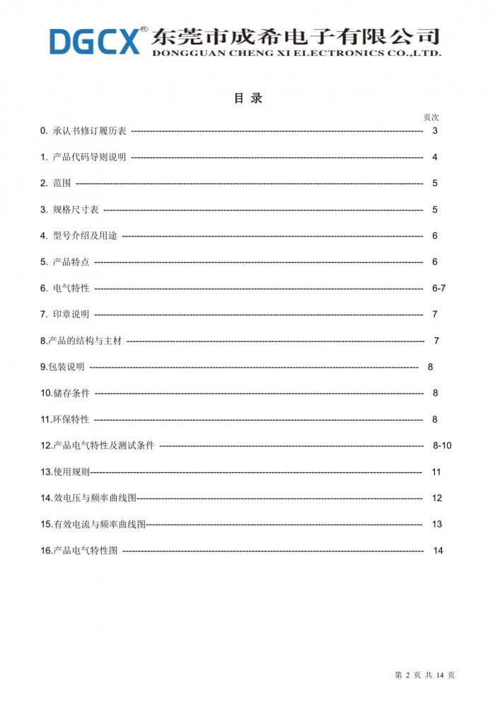 DGCX product approval document page 2