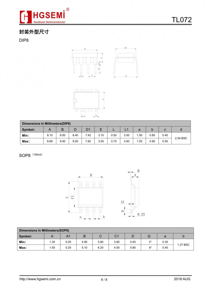 TL072CN datasheet page 6
