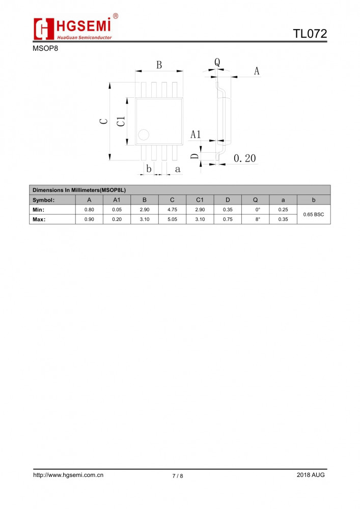 TL072CN datasheet page 7
