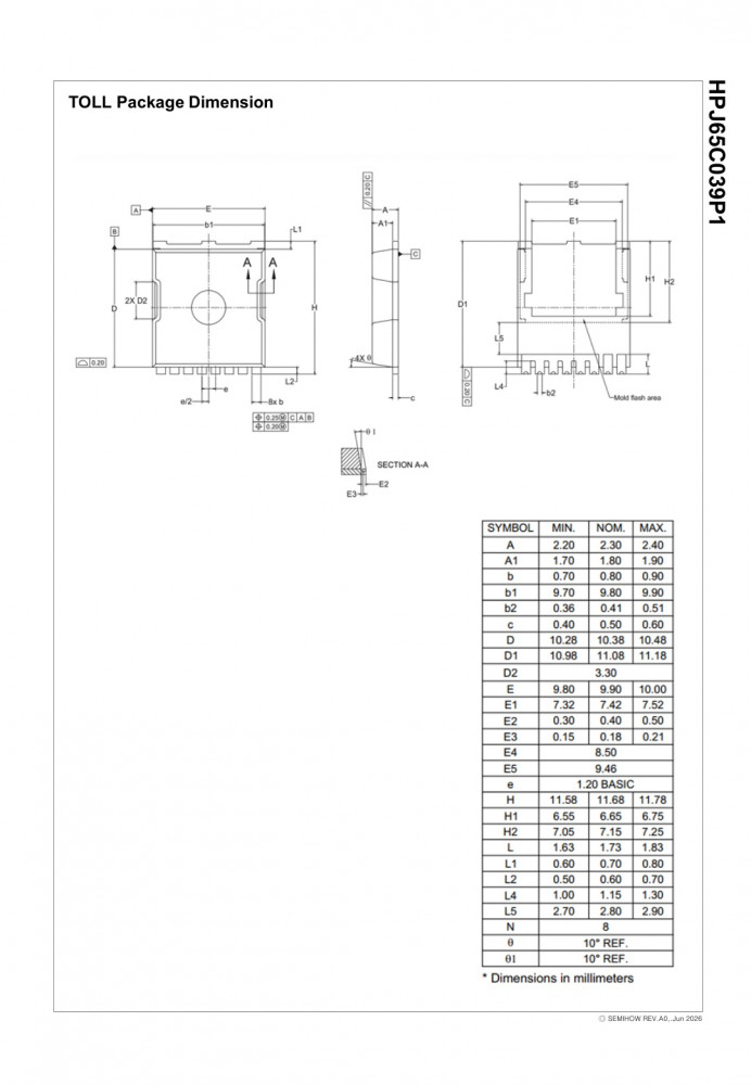 HPJ65C039P1 datasheet page 9