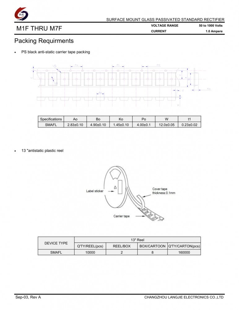 LangJie M7F datasheet page 4