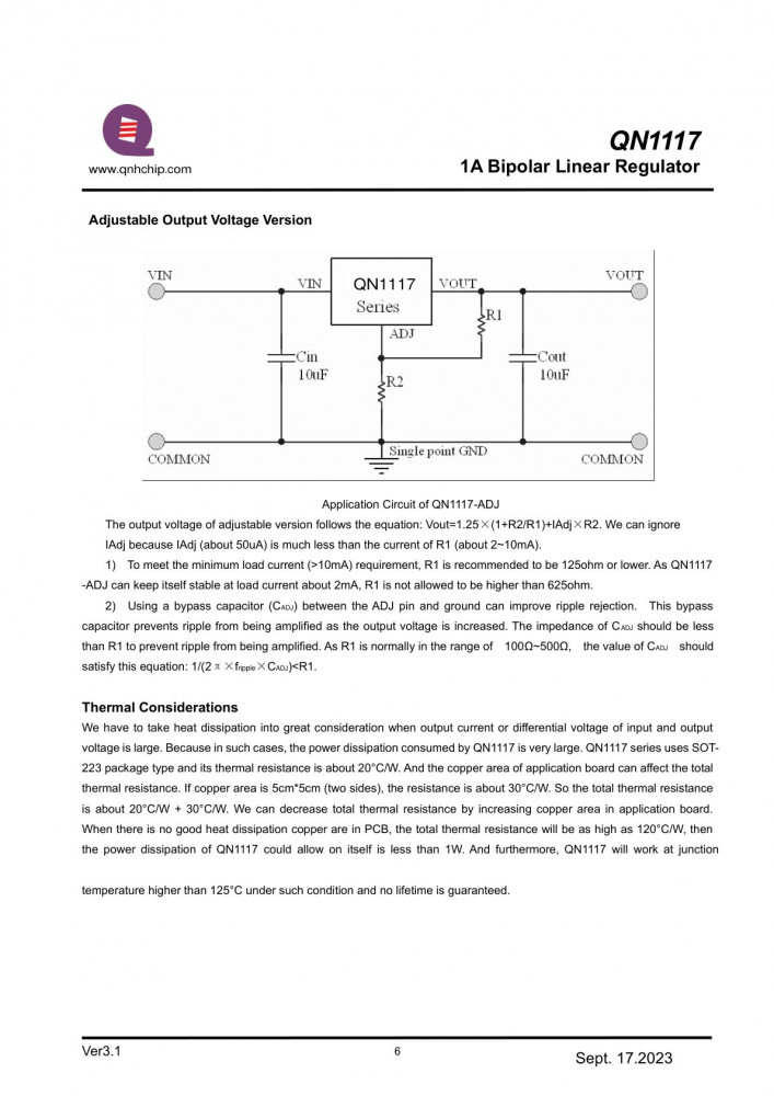 QN1117 datasheet page 7