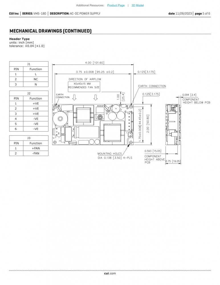 CUI VMS-180 datasheet page 5