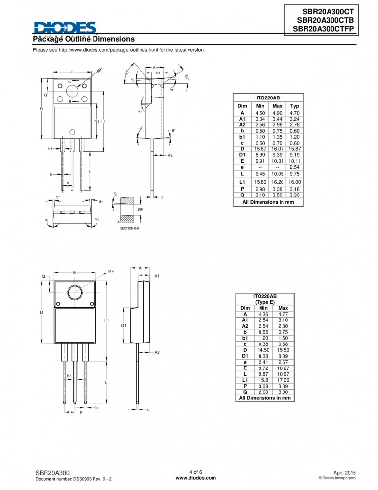 SBR20A300CTFP-G datasheet page 4