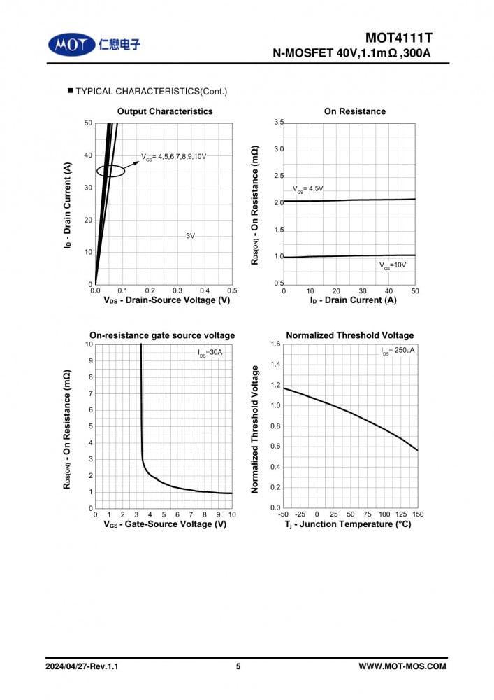 MOT4111T datasheet page 5