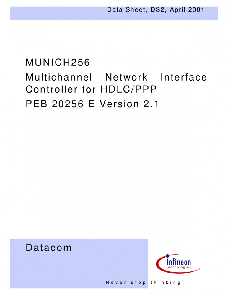 PEB20256EV2.1 datasheet page 3