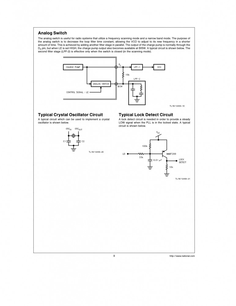LMX2305TM-G datasheet page 10