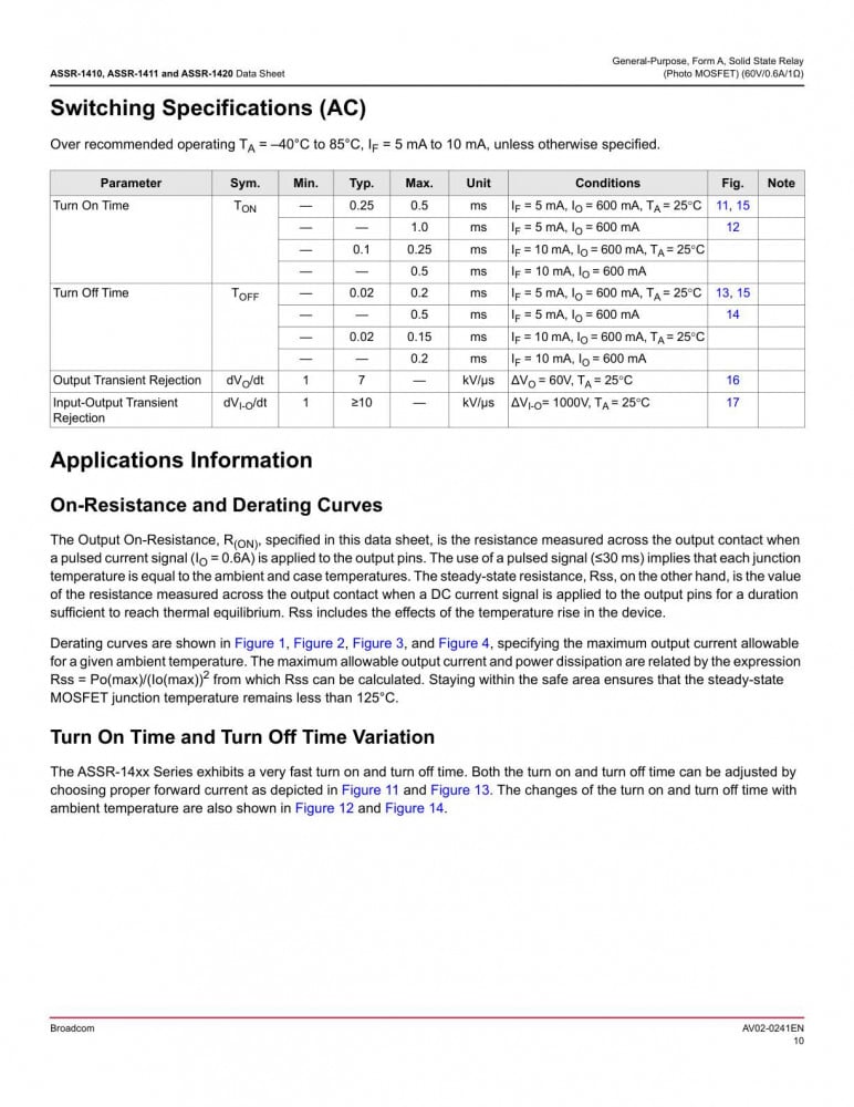 ASSR-1410 datasheet page 10