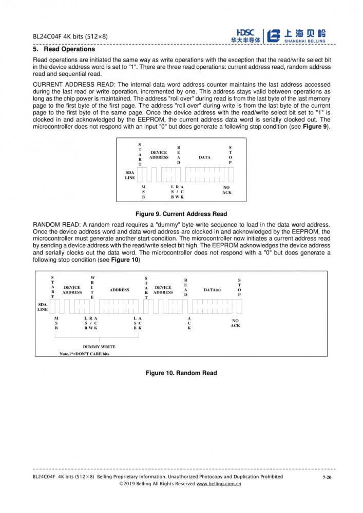 BL24C04F datasheet page 7