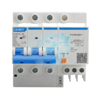 CHINT NXBLE-32 4P C25A Miniature Residual Current Circuit Breaker