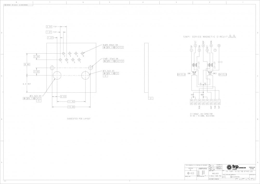 2250036-1 suggested PCB layout page
