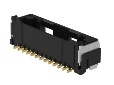1.50mm Pitch CLIK-Mate Wire-to-Board PCB Receptacle, Single Row, Surface Mount, Vertical, 0.10µm Gold (Au) Plating, 14 Circuits, Natural
