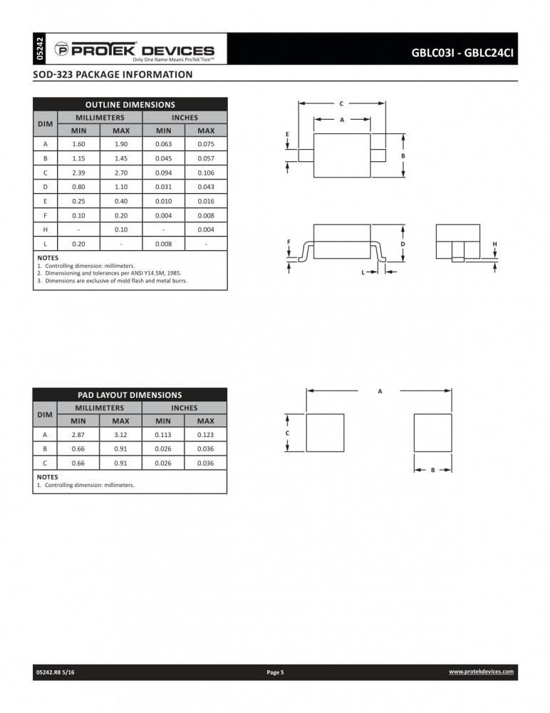 GBLC03CI-LF-T7 datasheet page 5