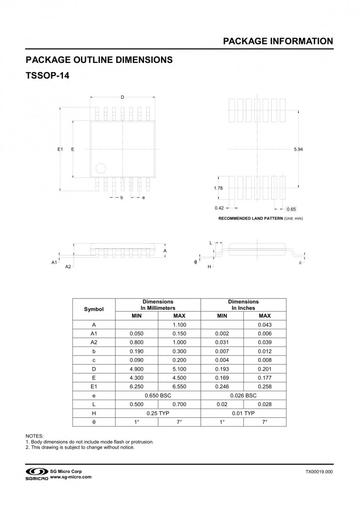 SGM9125 datasheet page 7