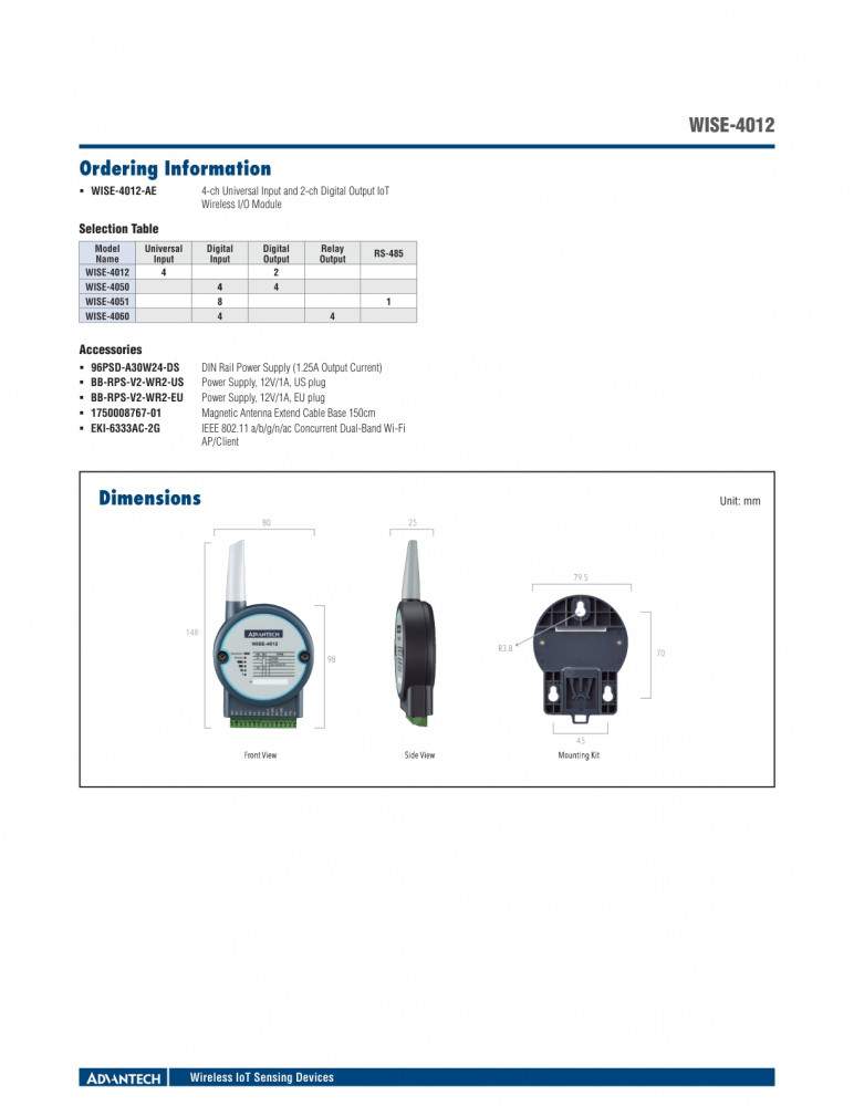 WISE-4012 technical document page 3