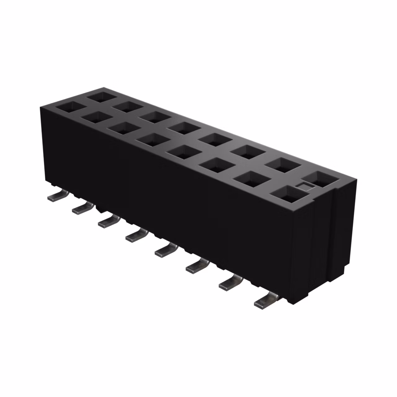 Milli-Grid Receptacle, Surface Mount, Vertical, Top Entry, with Plastic Pegs, without Cap, Tape and Reel, 2.50µm Tin (Sn) Plating, 16 Circuits, Lead-Free for sale