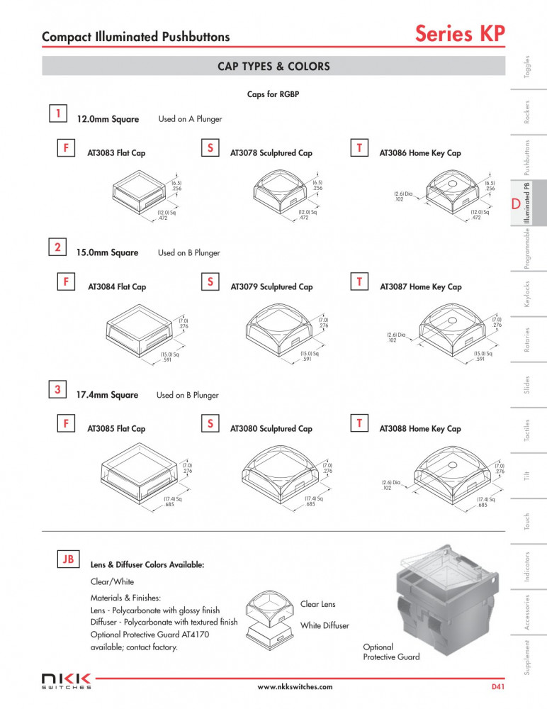 NKK KP Series datasheet page 6