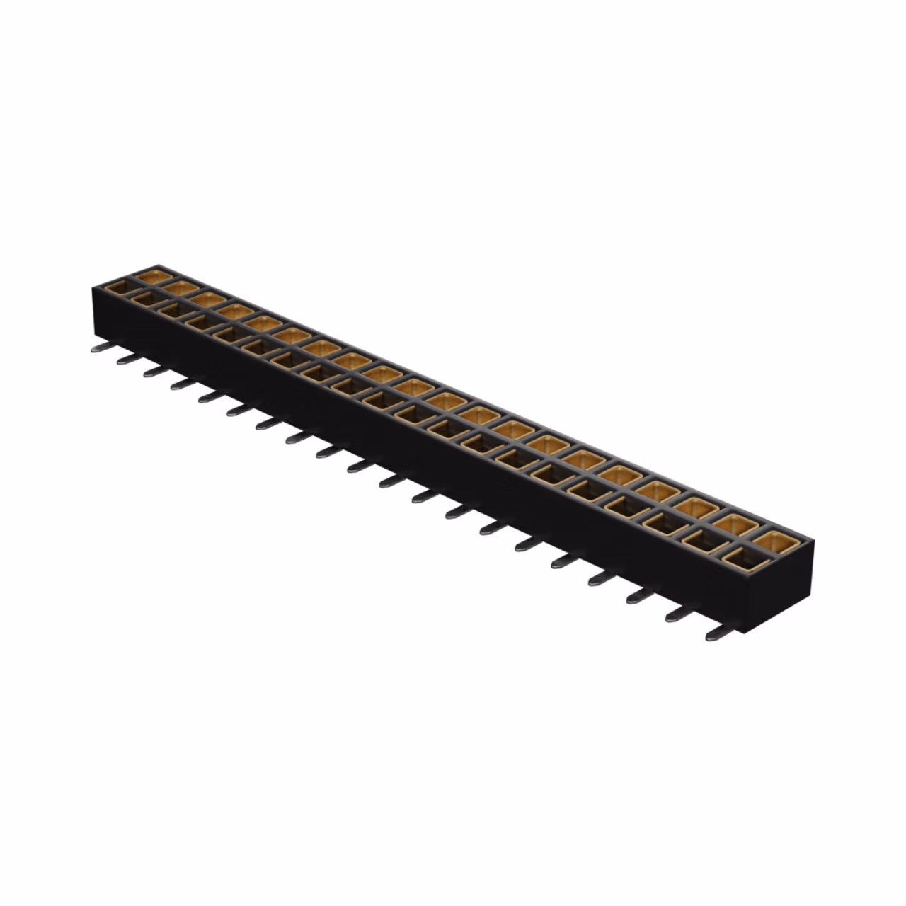 2.00mm Pitch Milli-Grid Receptacle, Surface Mount, Bottom Entry, 0.38µm Gold (Au) Plating, 40 Circuits, Tube, Lead-Free for sale