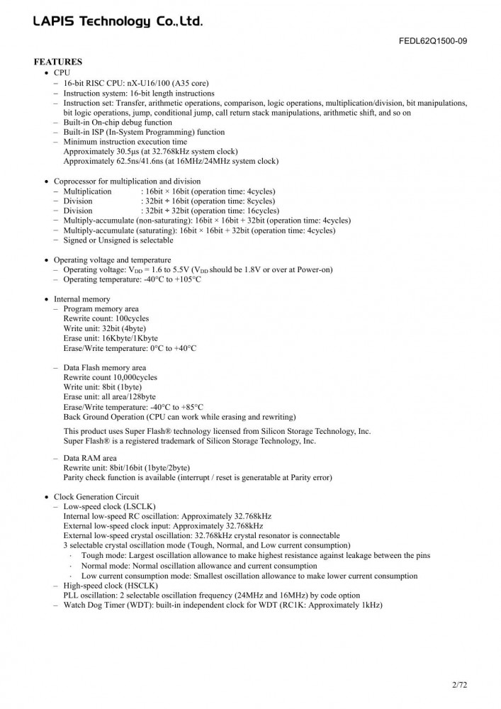 ROHM ML62Q1859 document page 3