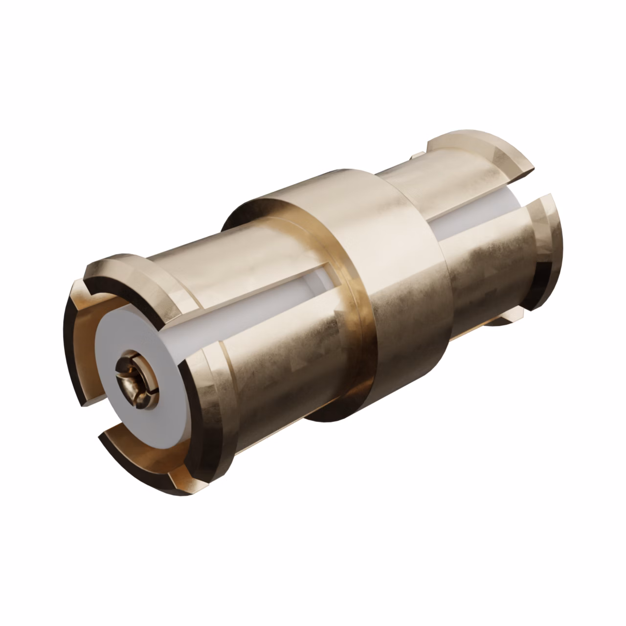 SMP Jack-to-SMP Jack Adapter, Straight, 7.39mm Length, 0.75µm Gold (Au) Plating, One Piece Per Bag, 50 Ohms for sale
