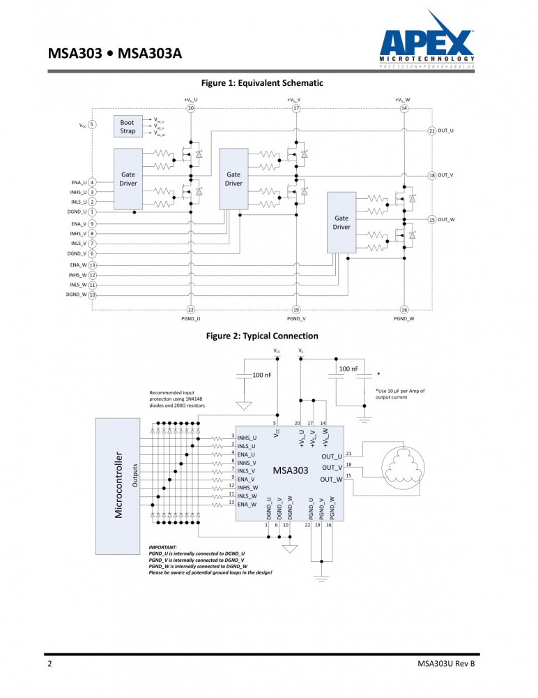 MSA303 datasheet page 2