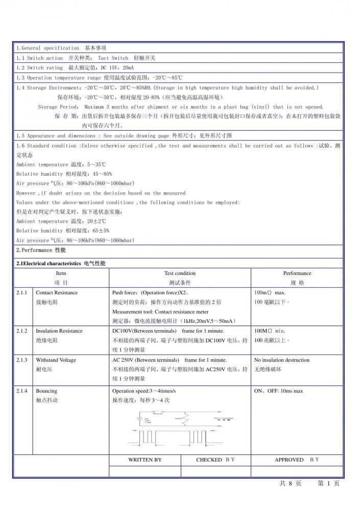 CAX TS2306 datasheet page 3
