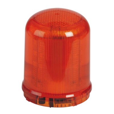 Large size LED beacon to be equipped with base - 20 Candelas - IP65 IK08 - Orange for sale