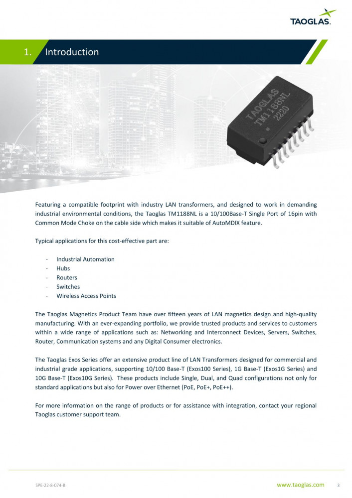TM1188NL datasheet page 3