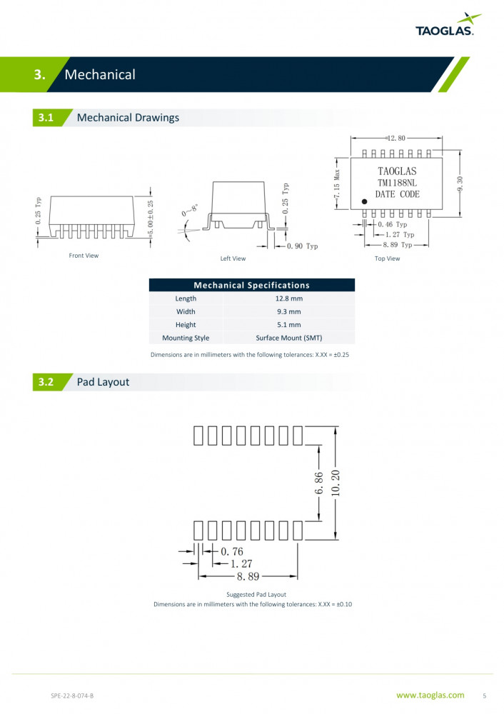 TM1188NL datasheet page 5