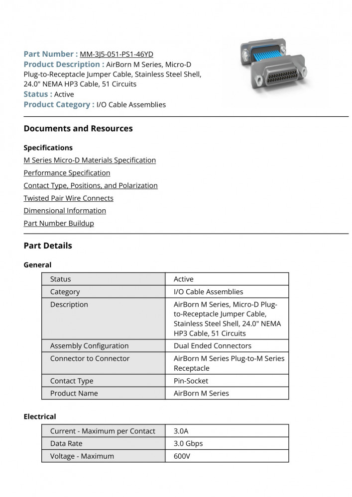 Product document page 1
